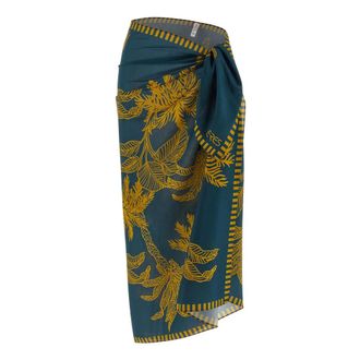 Eres Eres, Femme, Maillots de bain, Multicolore, Taille: ONE Size Jungle sarong skirt