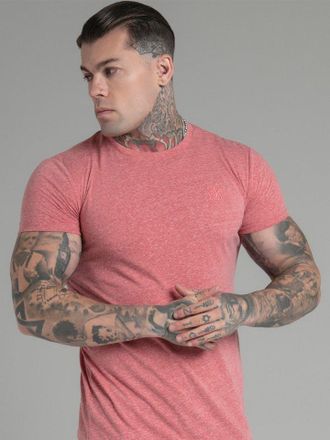Siksilk T-Shirt SikSilk Herren Orange Marl T-Shirt