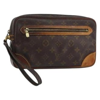 Louis Vuitton Pre-owned Vintage Leder Clutch - - Pre-owned - Damen - Braun - ONE SIZE