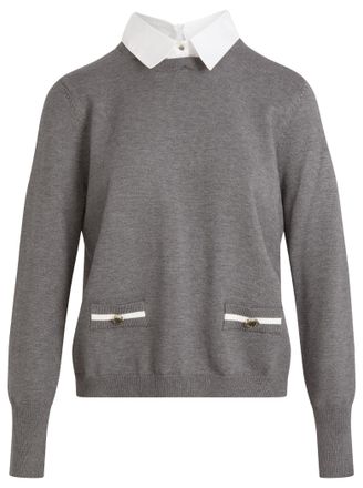 Morgan Damen 252-mshirta Pullover, Anthrazitgrau M, Large