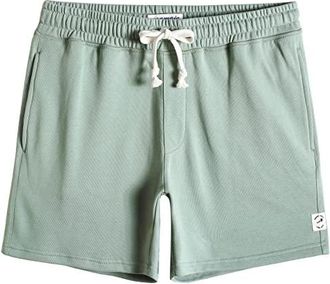 Maamgic Short de Pyjama Homme Short Décontracté Short de Sport Athlétique pour Jogger Longueur - 14 CM,Lac Vert,XXL