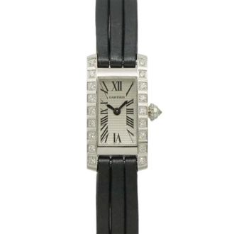 Cartier Pre-owned Vintage Armbanduhr - - Pre-owned - Damen - Schwarzk - ONE SIZE