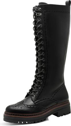 Tamaris Damen Stiefel Leder schwarz 40