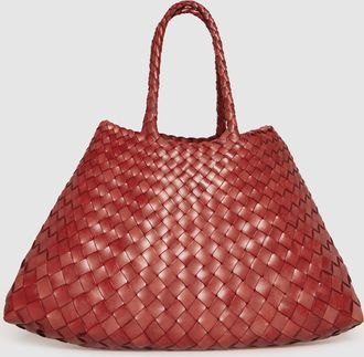 Dragon Diffusion Sac Santa Croce Small Cuir Poppy Red