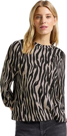 Street One Damen Zebra Jacquard Shirt