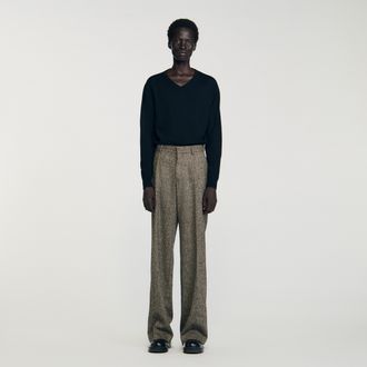 Sandro Pantalon de costume large
