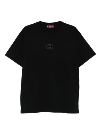 Gucci logo T-shirt - Schwarz