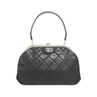 Chanel Sac &agrave; main vintage doccasion - Femme - Pre-owned - Noir - Taille: ONE Size