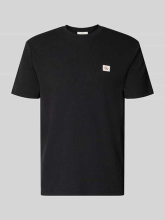 Calvin Klein Jeans Regular Fit T-Shirt mit Logo-Patch