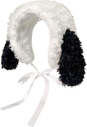 Generic Cache-oreilles dhiver pour femmes,Bonnet chaud au design animal | Bande r&eacute;glable Cache-oreilles duveteux | Pour femmes, filles, hiver, temps froid, ne