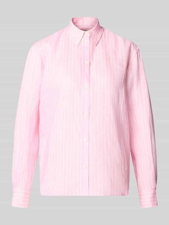 MC2 Saint Barth Leinenbluse mit r&uuml;ckseitigem Logo-Stitching Modell MEREDITH