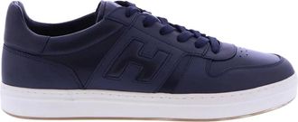 Hogan Homme, Chaussures, Bleu, Taille: 41 1/2 EU H668 Allacciato H Banda