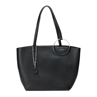 Replay Hammered Synthetic Tote - - Bags - Damen - Schwarzk - ONE SIZE