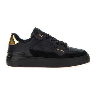 Balmain B-Court Flip Leder-Sneakers - - Shoes - Damen - Schwarzk - 35 EU