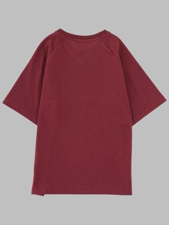Balmain Cotton T-Shirt - Burgundy