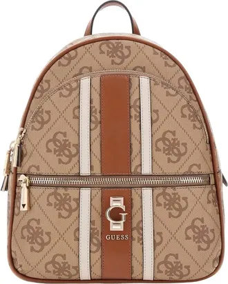 Guess Femme, Sacs, Brun, Taille: ONE Size Sac à dos en similicuir avec matériel doré