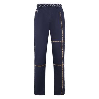 Moschino Pantalon Droit - Homme - Pantalons - Bleu - Taille: M