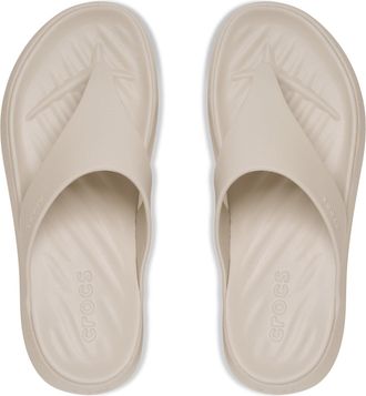 Crocs Zehentrenner Crocs Getaway Triangle Flip 212018 Beige