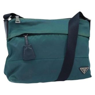 Prada Sac bandouli&egrave;re Vintage en nylon Pre-owned - Femme - Pre-owned - Vert - Taille: ONE Size