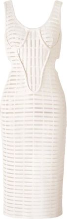 Genny Femme, Robes, Blanc, Taille: 40 FR Knitted Day Dress