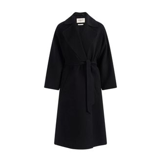 Max Mara Operoso Robe Coat - - Coats - Damen - Schwarzk - XS