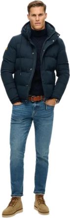 Superdry Homme, Vestes, Bleu, Taille: M Winter Vestes