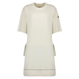Moncler Damen, Kleider, Wei&szlig;, SGr&ouml;&szlig;e