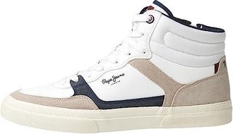 Pepe Jeans London Homme Kenton MASTERBOOT M Basket, White (White), 40 EU
