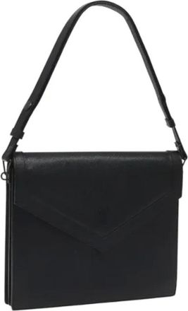 Saint Laurent Pre-owned Cuir sacs-main - Femme - Pre-owned - Noir - Taille: ONE Size