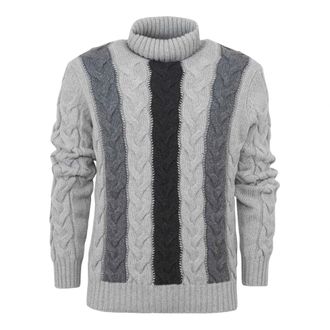 Gran Sasso Herren, Strickwaren, Grau, 3XLGr&ouml;&szlig;e