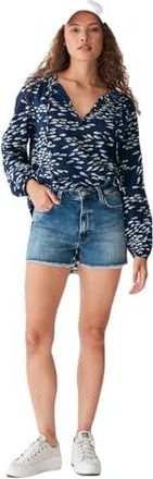 LTB Jeans Jeans Carola Shorts en Jean, Carline Wash 55096, XL Femme