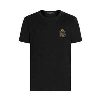 Dolce & Gabbana T-Shirts - - Tops - Herren - Schwarzk - L