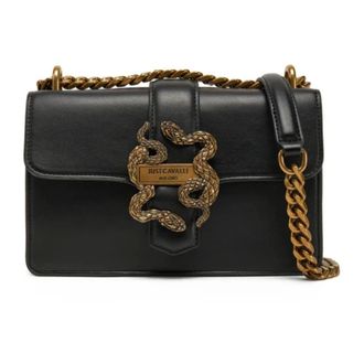 Just Cavalli Femme, Sacs, Noir, Taille: ONE Size Sac Bandoulière Femme Iconic Snakes