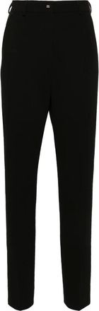 Dolce & Gabbana Femme, Pantalons, Noir, Taille: 38 FR Milano Cigarette Pantalons