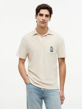 Tommy Hilfiger Polo en tissu &eacute;ponge &agrave; logo brod&eacute;