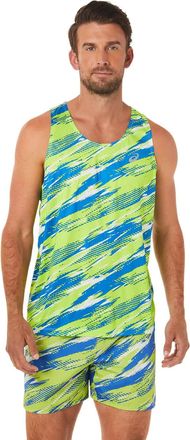 Asics Herren Color Injection Tank-Top Laufbekleidung Tank-Top Blau - S
