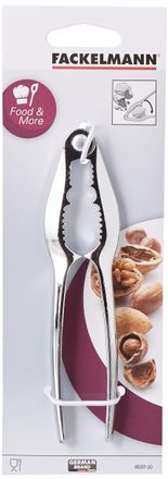 Fackelmann Fackelmann 48202, Nussknacker 16 cm verchromt