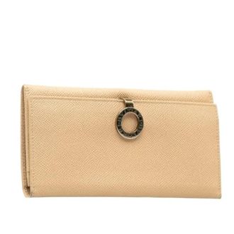 Bulgari Portefeuille Pre-owned - Femme - Pre-owned - Beige - Taille: ONE Size