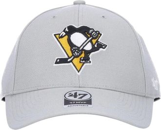 47 Brand Homme, Accessoires, Gris, Taille: ONE Size Casquette Visi&egrave;re Courb&eacute;e NHL MVP Pitpen