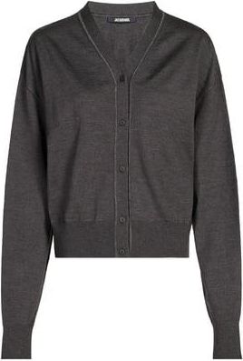 Jacquemus Cardigan in Wolle - grau