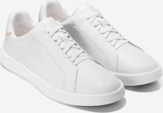 Cole Haan Grand Crosscourt Nubuk Herren Wei&szlig;e Sneakers