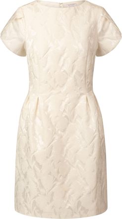 Apart Fashion Damen Jaquardkleid Kleid, Creme, 36 EU