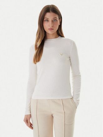 Guess Bluse V6RI00 KD741 &Eacute;cru Slim Fit