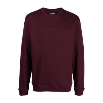 Dondup Regular Crew-Neck Cotton Sweatshirt - - Sweatshirts & Hoodies - Herren - Rot - XL
