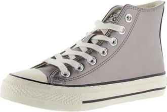 Victoria Bottine Tribu Effet Cuir Métallisé & Logo Rétro & Semelle Finition Brillante 1057106 pour Femme Plata 39