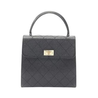 Chanel Pre-owned 2.55 Matelasse Calf Handbag - Femme - Pre-owned - Noir - Taille: ONE Size