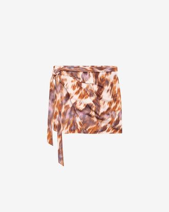 Isabel Marant Jupe Berenice - Femme - &Eacute;cru-ocre - Taille S - Marant &Eacute;toile