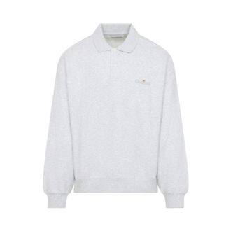 Carhartt Work in Progress WIP Label Polo Sweatshirt - - Sweatshirts & Hoodies - Herren - Grau - XL