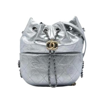 Chanel Pre-owned Gabrielle Bucket Bag - Femme - Pre-owned - Gris - Taille: ONE Size