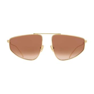 Bottega Veneta Pilot Sonnenbrille - - Accessories - Damen - Gelb - ONE SIZE